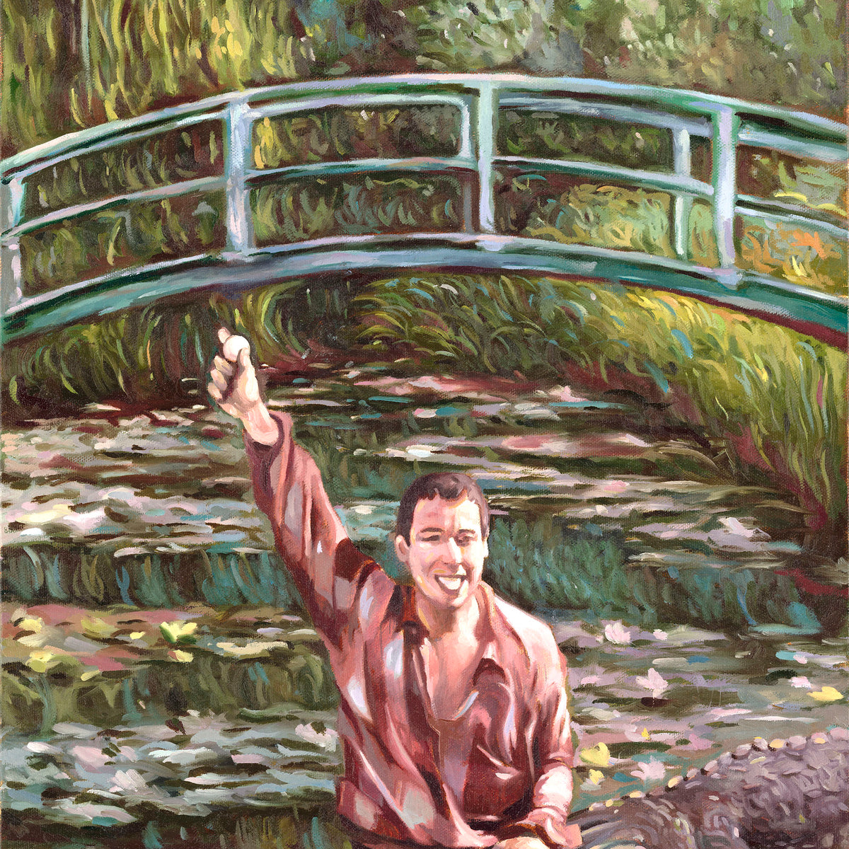 Adam Sandler Fighting Art on Sale Now - Joseph Leonard Art – JOSEPH ...